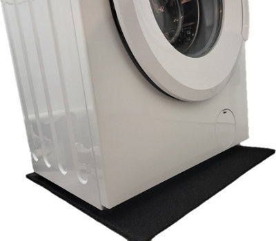 Rubber Washing Machine Mat - 600mm x 600mm x 5mm, Anti-Vibration, Non-Slip