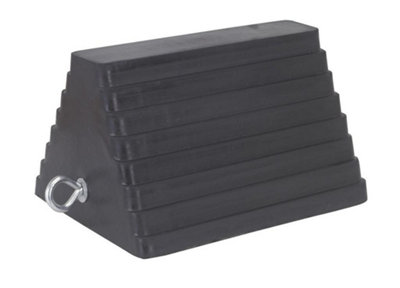 Rubber Wheel Chocks Heavy Duty Suitable For Commercial Vehicles 4.3KG