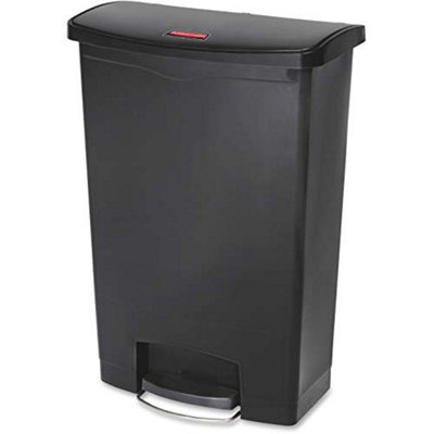 Rubbermaid Commercial Products Slim Jim Step-On Resin Front Bin 90 L ...