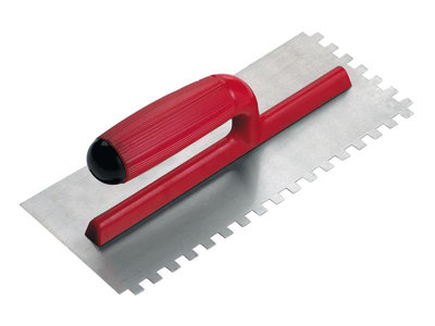 Rubi 25905 PRO Steel Notched Trowel 11 x 4in x 5/16in Notch RUB25905
