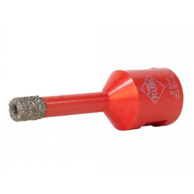 Rubi Tiling Tools Dry Cut Diamond Drill Bit Multi Colour (8mm)