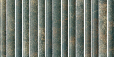 Rubik Verde 150mm x 300mm Ceramic Wall Tile (Pack of 22 w/ Coverage of 1m2)