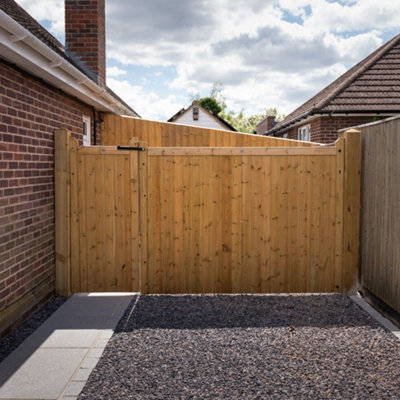 Ruby 3/4 Split T&G Entrance Gate Pair Ruby Highampton Mortise & Tenon ...