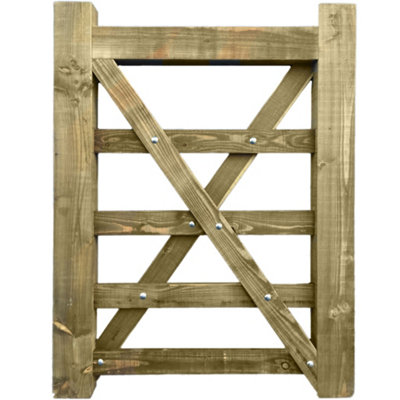 Ruby Diamond Brace Wooden Field Gate Pressure Treated Farm Field ...