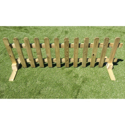 Ruby Freestanding Picket Fence Panel Ruby Pressure Treated Timber ...