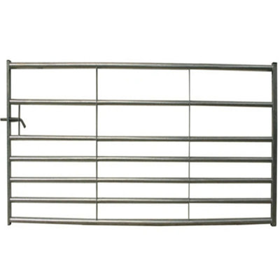 Ruby IAE 7 Bar Galvanised Metal Gate Ruby Heavy Duty Farm & Field Gate 9ft