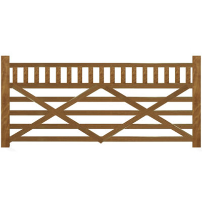 RUBY IROKO BOSCASTLE DIAMOND BRACE GATE RUBY STURDY, ELEGANT WOODEN ...