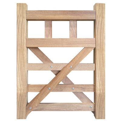 RUBY IROKO BOSCASTLE DIAMOND BRACE GATE RUBY STURDY, ELEGANT WOODEN ...