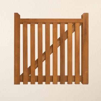 Ruby Iroko Salcombe Gate Ruby Single Mortise & Tenon Wooden Entrance ...