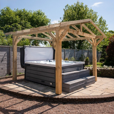 Ruby Premium Pergolas - Frame Only 3.3m Long x 2.7m Wide