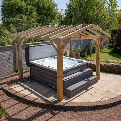 Ruby Premium Pergolas - Frame Only 3.9m Long x 3.0m Wide