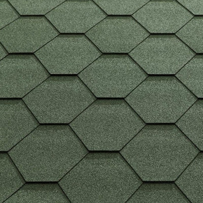 Ruby Premium Pergolas - Katepal Green Shingle Roof 4.2m Long x 3.6m Wide