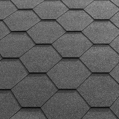 Ruby Premium Pergolas - Katepal Grey Shingle Roof 2.1m Long x 1.8m Wide