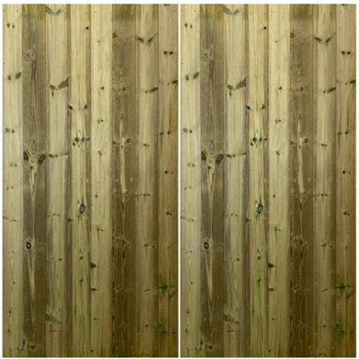 Ruby T&G Entrance Gate Pair Ruby Clovelly Mortise & Tenon Wooden ...