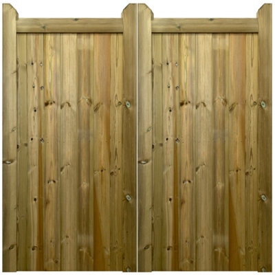 RUBY T&G ENTRANCE GATE PAIR RUBY HIGHAMPTON MORTISE & TENON WOODEN ...