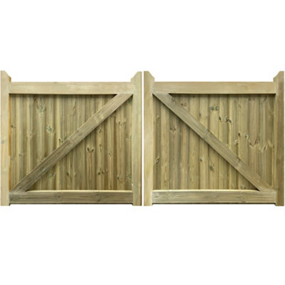 Ruby T&G Entrance Gate Pair Ruby Highampton Mortise & Tenon Wooden ...