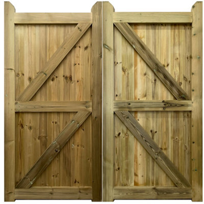 Ruby T&G Entrance Gate Pair Ruby Highampton Mortise & Tenon Wooden ...