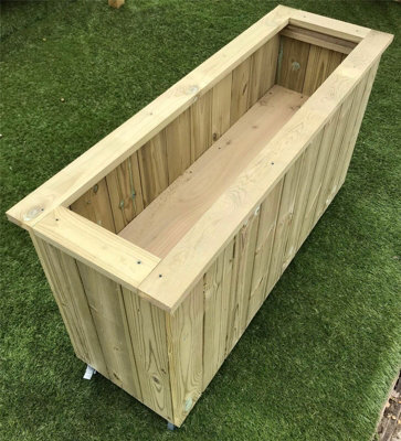 Ruby Tongue & Groove Planter Ruby Treated Wooden Garden Box for Plants ...
