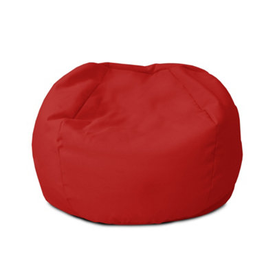 rucomfy Outdoor Water Resistant Small Kids Beanbag - Red
