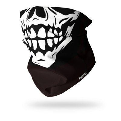 Ruffnek Skull Face Snood Tube Scarf Neck Gaiter for Motorbikes, Skiing ...