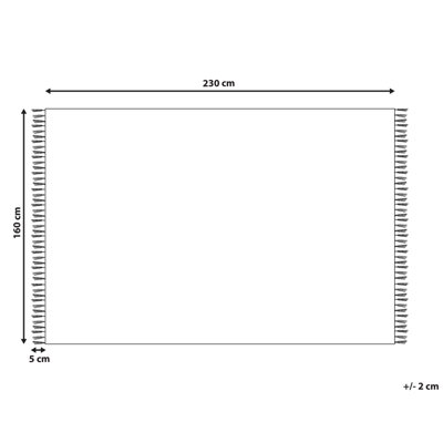 Rug MIRZA 160 x 230 cm Jute Pastel Pink