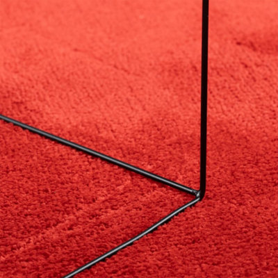 Rug OVIEDO Short Pile Red 120 cm