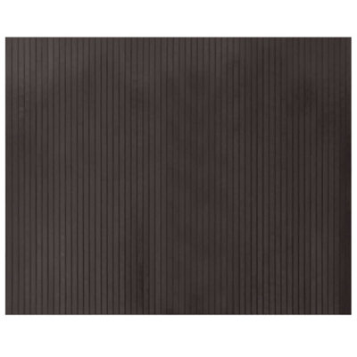 Rug Rectangular Dark Brown 80x100 cm Bamboo | DIY at B&Q