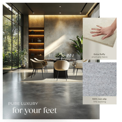Rug Zonelle Short Pile and Ultra-Soft Carpet in Rectangular or Round ...