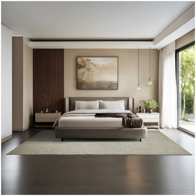 Rug Zonelle Short Pile and Ultra-Soft Carpet in Rectangular or Round ...