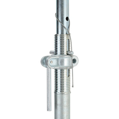Rugged Adjustable Telescopic Steel Support Rod 182cm