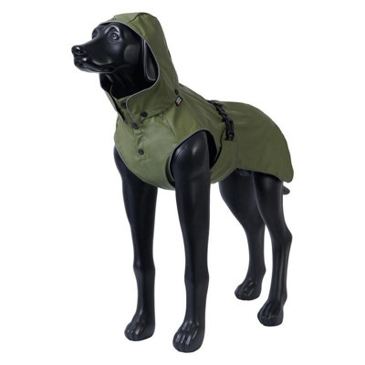 RUKKA PETS STREAMY ECO RAINCOAT OLIVE 45