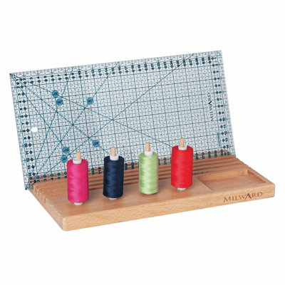 RULER RACK - Ruler Rack with Storage: Beech: 6 Slots - Milward