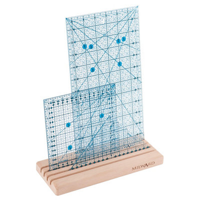 RULER RACK SMALL - Ruler and Template Rack: Small: 4 Slots: Beech Wood ...