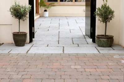 Rumbled Brindle Block Paving - 210 x 140 x 50mm Pack of 336
