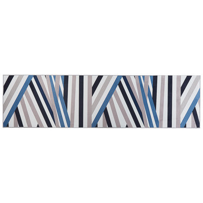 Runner Rug 80 x 300 cm Multicolour ARTHUR | DIY at B&Q