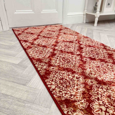 runrug Stair Carpet Runner - Stain Resistant - 450cm x 60cm - Pin, Black