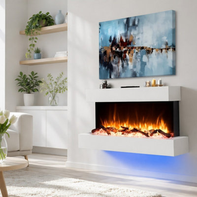Runswick Wall Mounted Electric Fire at B&Q