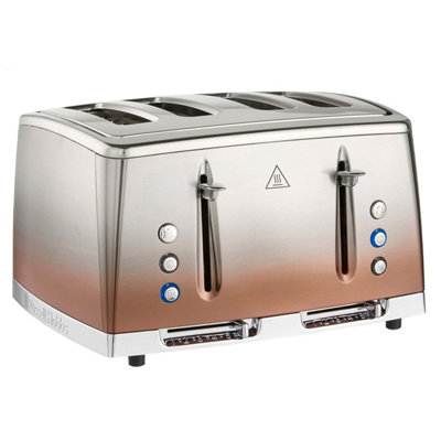 Russell Hobbs 25143 Eclipse 4 Slice Toaster Polished Stainless Steel ...