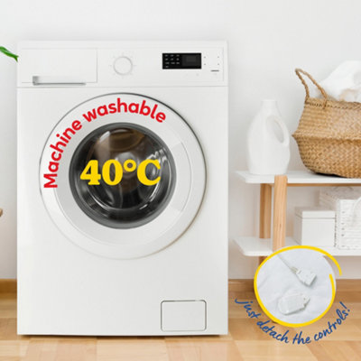 Russell Hobbs Electric Heated Blanket Premium Sherpa Fleece Throw Single Size RHESB8001