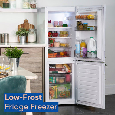 Russell Hobbs Fridge Freezer 174L White Low Frost Freestanding ...