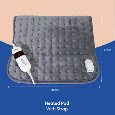 Russell Hobbs Heated Pad Electric Heater Pain Relief 3 Heat Settings ...