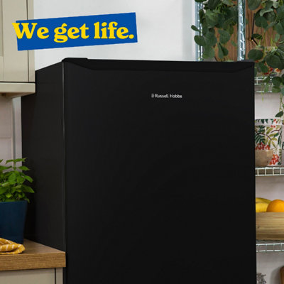 Russell Hobbs Larder Fridge 242L 143cm Tall Freestanding Black ...