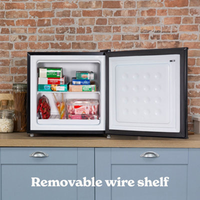 Russell Hobbs Mini Freezer Black 31L Table Top Adjustable Thermostat ...