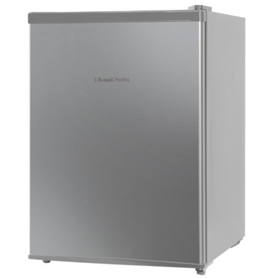 Russell Hobbs Mini Fridge 67L Stainless Steel Effect with Ice Box ...