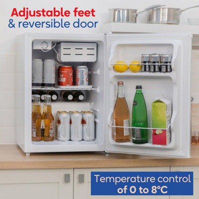 Russell Hobbs Mini Fridge 67L White Table Top & Cooler with Ice Box ...