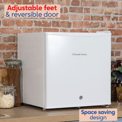 Russell Hobbs Mini Fridge and Cooler with Lock 43L White Table Top ...