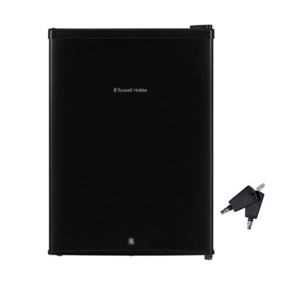 Russell Hobbs Mini Fridge Lockable 67L Black Table Top Ice Box ...
