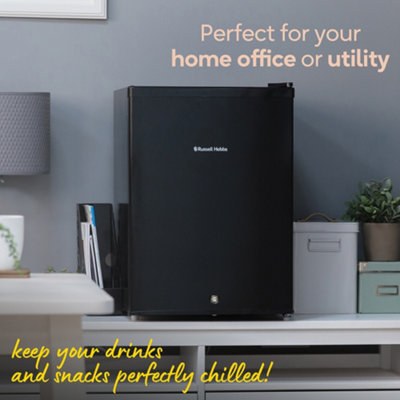 Russell Hobbs Mini Fridge Lockable 67L Black Table Top Ice Box ...
