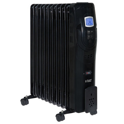 Russell Hobbs Oil Filled Radiator 2500W 11 Fin Black RHOFR5003B | DIY ...