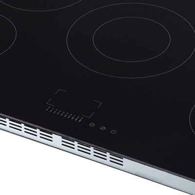 Russell Hobbs, RH77EH6011, 77cm 5 Zone Electric Hob in Black